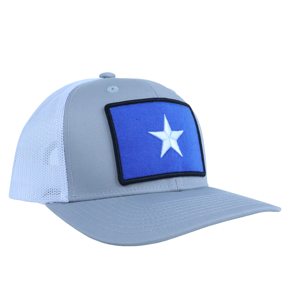 1810 HISTORIC FLAG HAT - SILVER/WHITE – Florida Cracker Style