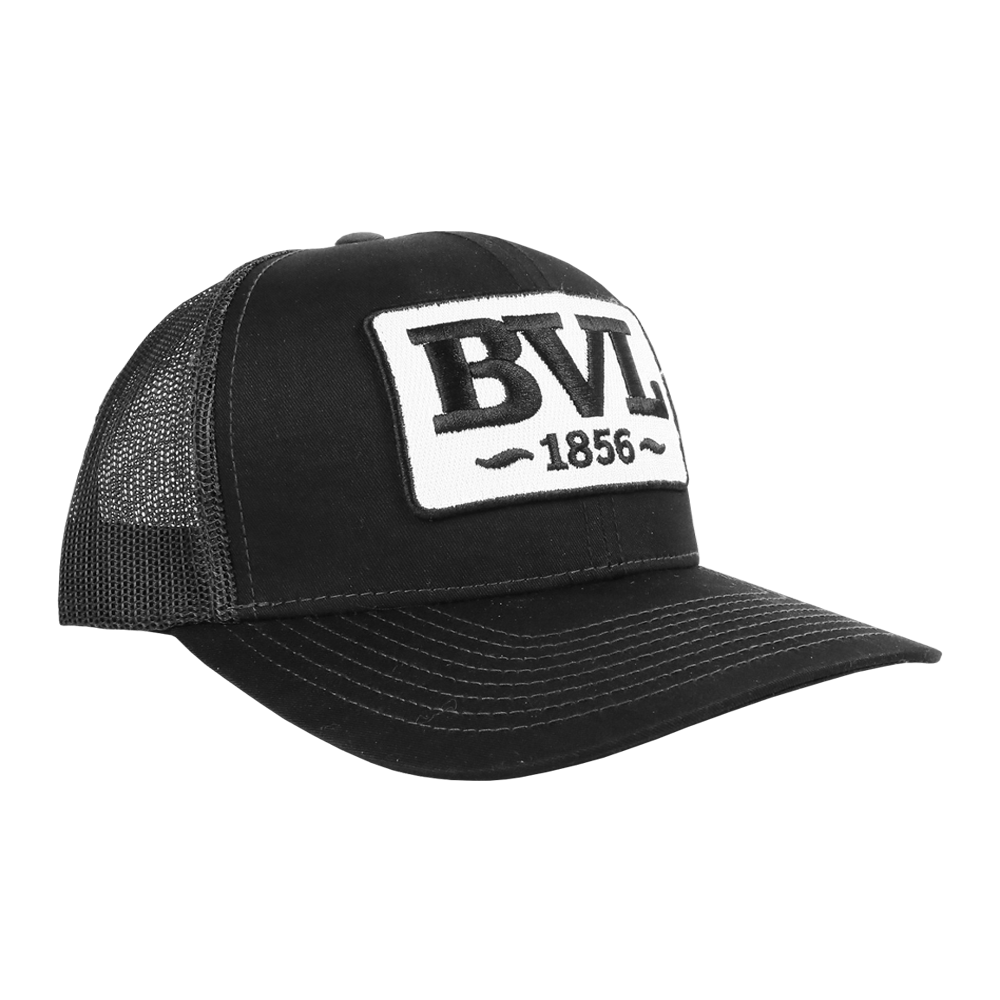 PATCH HAT - BVL - BLACK/CHARCOAL – Florida Cracker Style