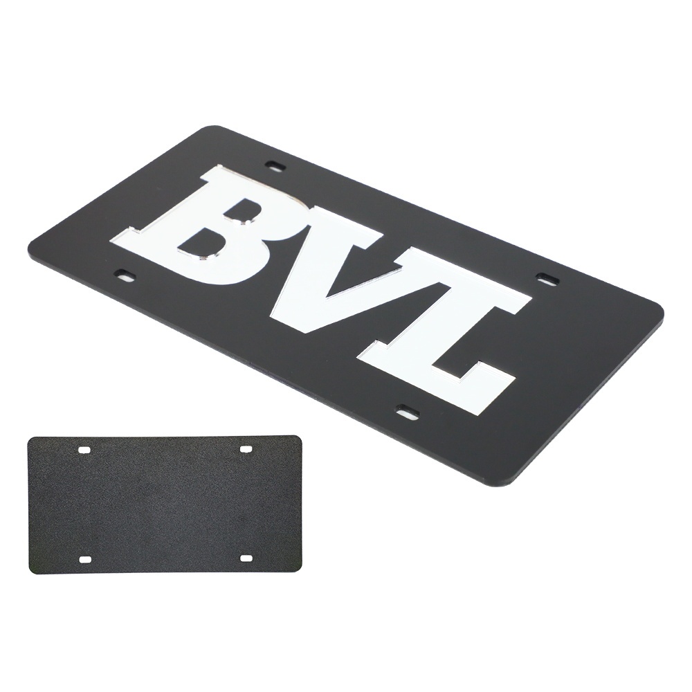 BVL CHROME LICENSE PLATE – Florida Cracker Style