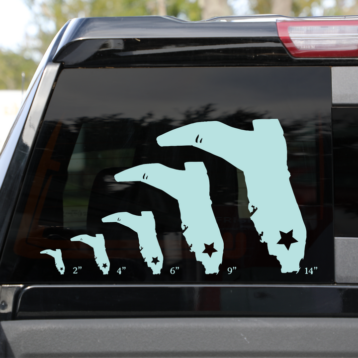 Boot Decals – Florida Cracker Style