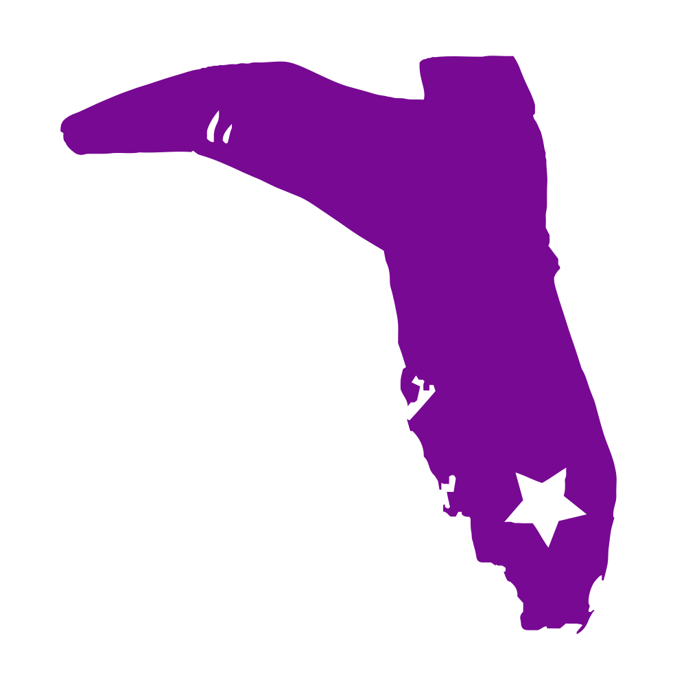 PURPLE DECAL – Florida Cracker Style