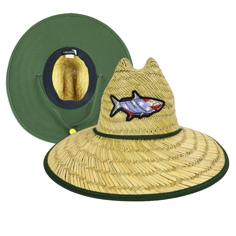 FISH COLLECTION STRAW HAT – Florida Cracker Style