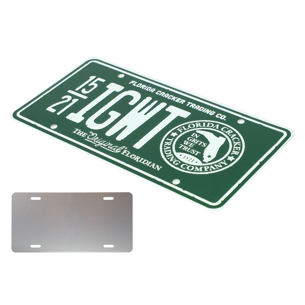 "IGWT" - STAMPED COLLECTIBLE LICENSE PLATE – Florida Cracker Style