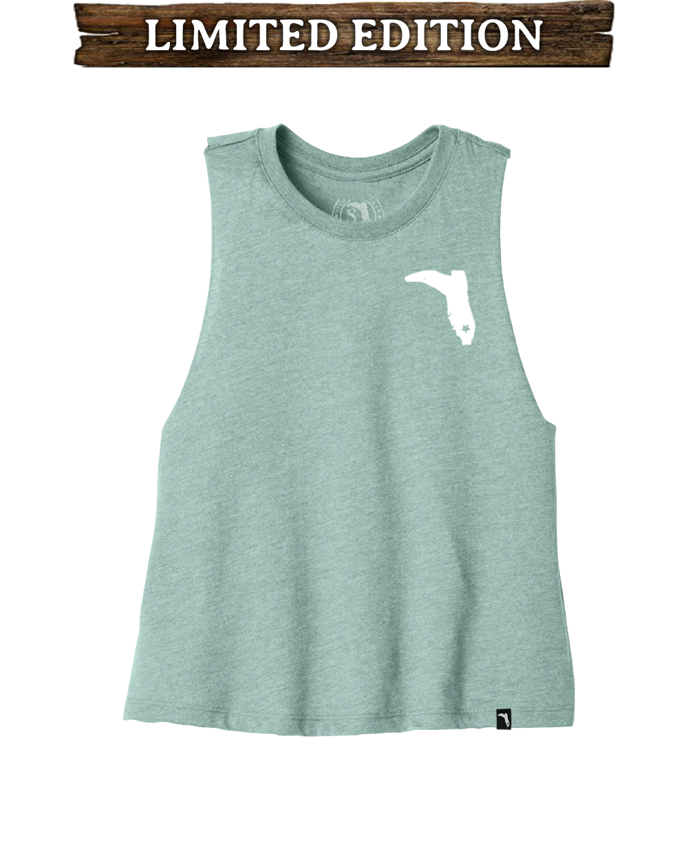 LIMITED BOOT CROPTOP - DUSTY BLUE – Florida Cracker Style