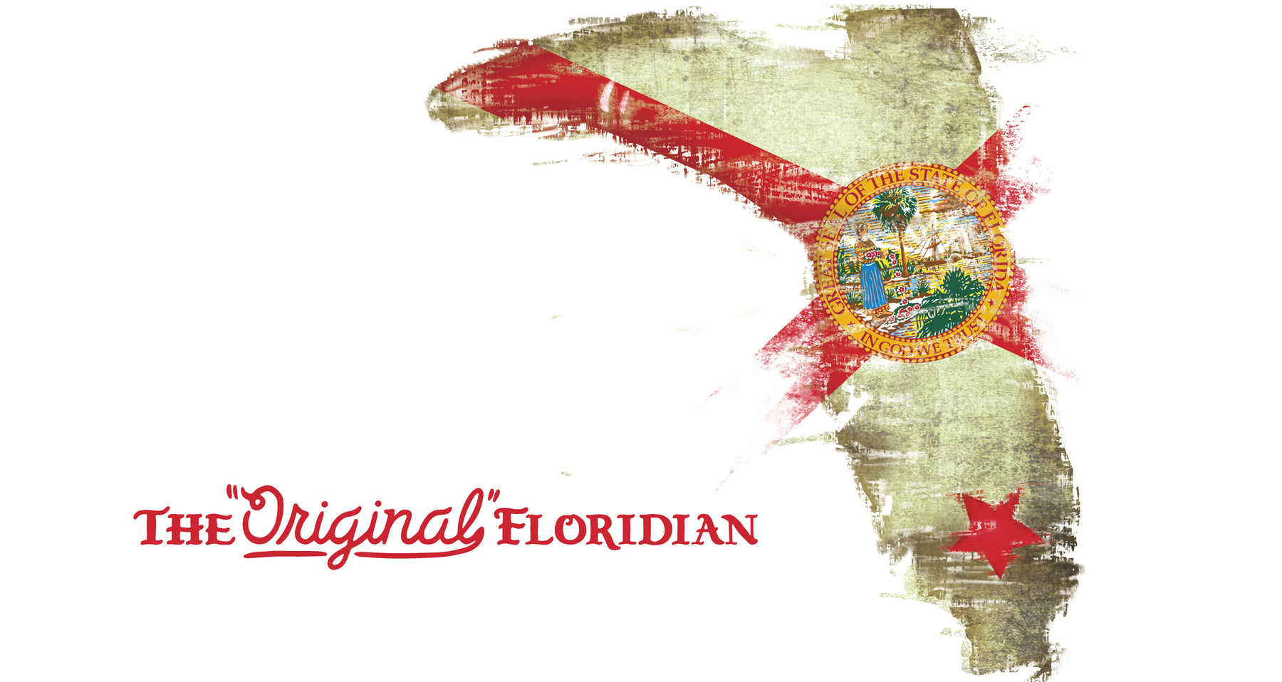 THE ORIGINAL FLORIDIAN- FLORIDA STATE FLAG 60X35 – Florida Cracker Style